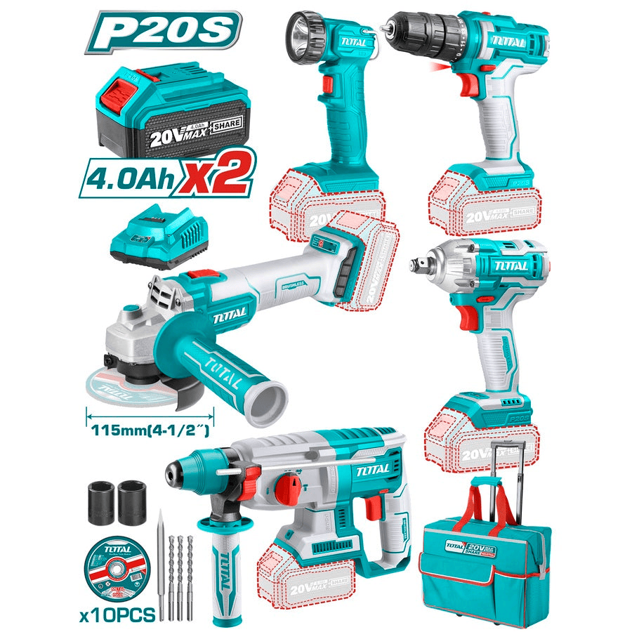 5PC LITHIUM-ION INDUSTRIAL COMBO KIT